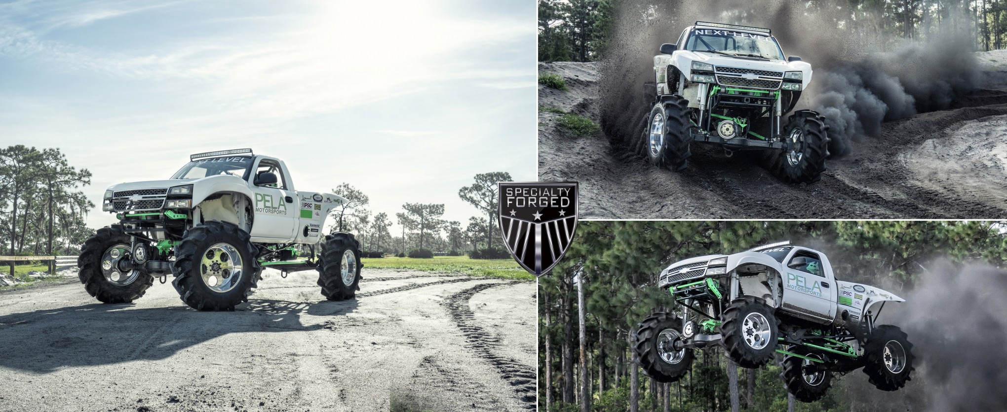 Adam Pela's Mega Truck - SPECIALTY FORGED WHEELS